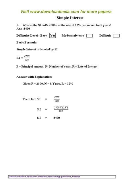 Image result for Solving Simple Interest Problems