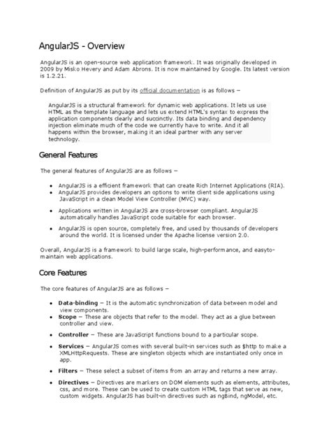 Image result for AngularJS Tutorial PDF