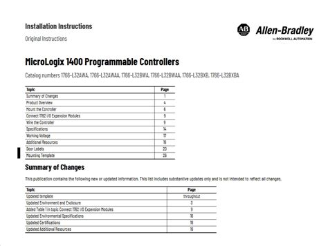 Image result for MicroLogix 1400 Programmable Controller