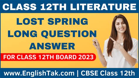 Image result for Class 12 English Lost Spring Questions
