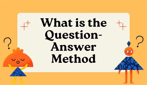 Image result for Question Method