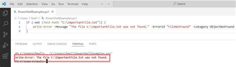 Image result for PowerShell Write Error Array