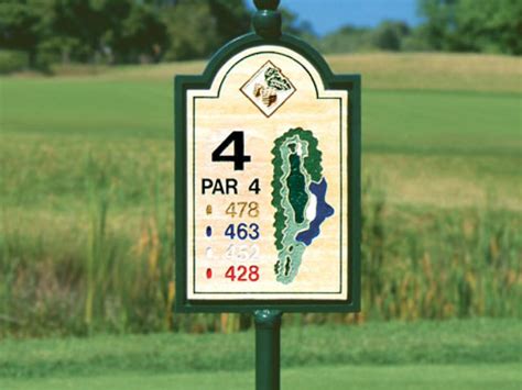 Image result for Golf Course Signs