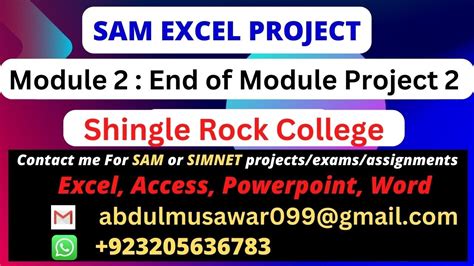 Image result for Excel Module 5 Sam Textbook Project
