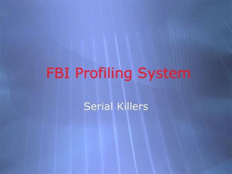 Image result for FBI Method of Profiling