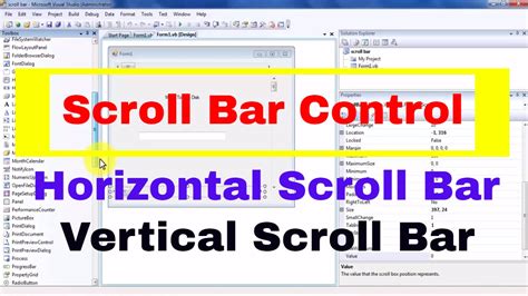 Image result for How to Use Scroll Bar VB.NET