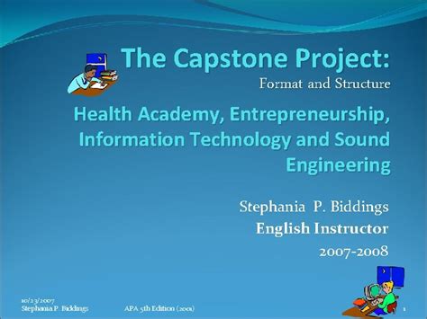 Image result for Capstone Project Format
