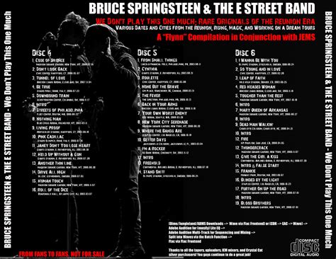 Image result for Bruce Springsteen Bootleg Concerts