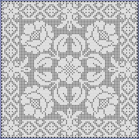 Image result for Filet Crochet Flower Pattern