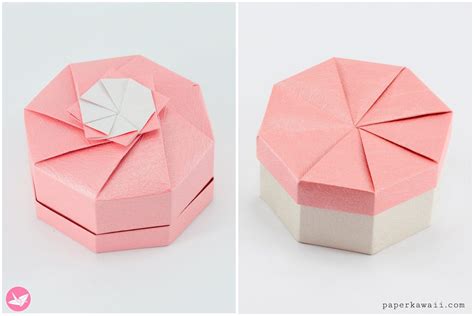 Image result for Origami Box Octagonal