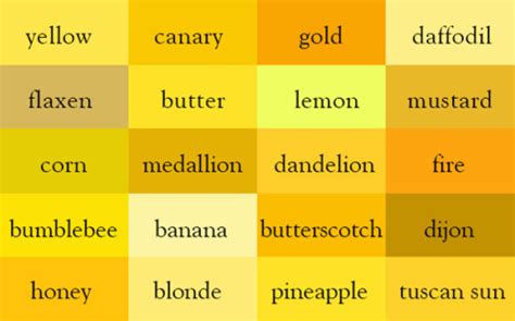 Image result for Color Synonyms