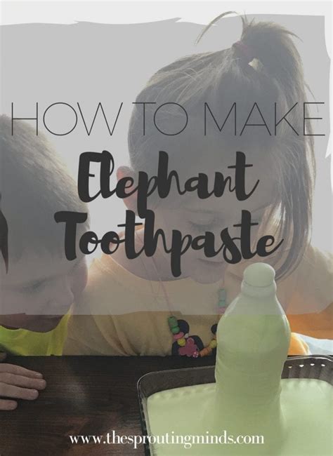 Image result for How to Make Big Elephant Toothpaste
