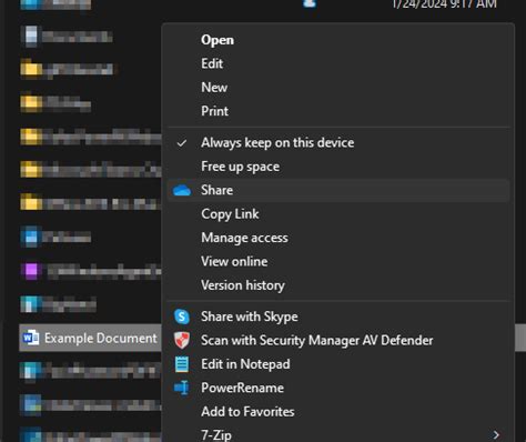Image result for How to Share a File Using One Drive