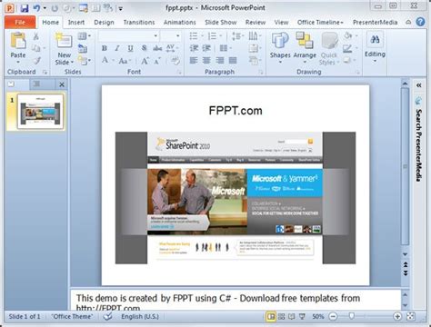 Image result for Add Text to PowerPoint Slide Using C