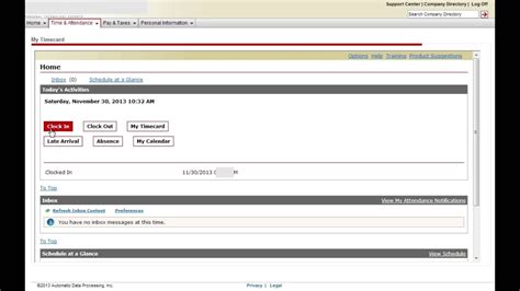 Image result for ADP Clock Out