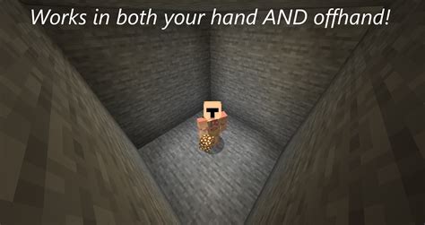 Image result for Minecraft Offhand Torch Mod