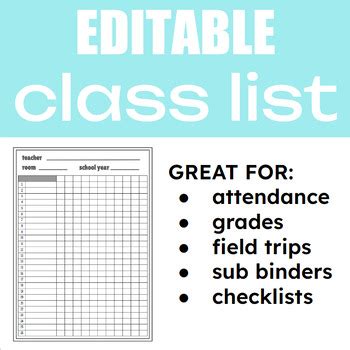 Image result for Class List Animated