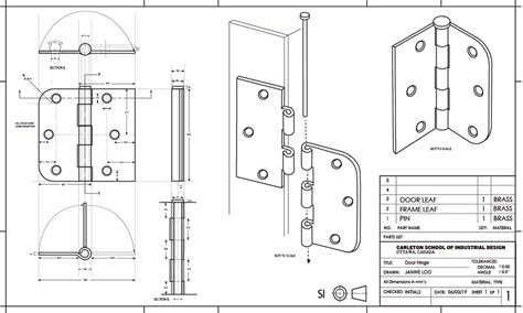 Image result for Door Hinge Exploded-View