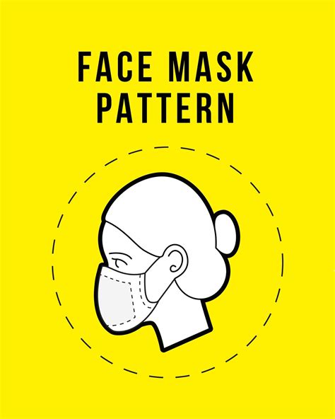 Image result for Printable Face Mask Sewing Pattern PDF