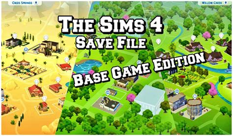 Image result for Base Game Save File Sims 4