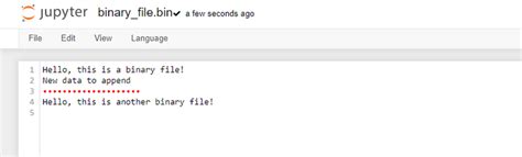 Image result for How to Insert Values in Binary File Python