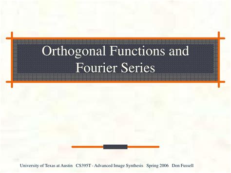 Image result for Orthogonal Functions Examples