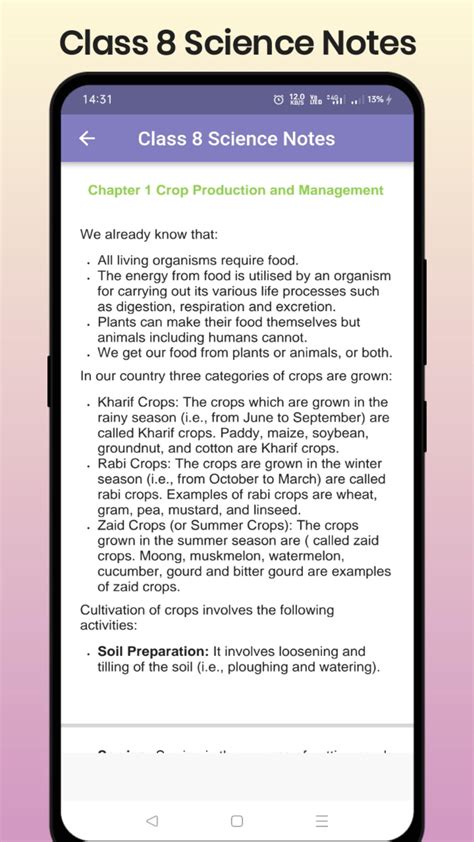 Image result for Science Class 8th Notes