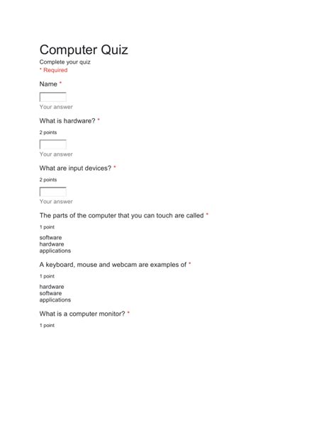 Image result for Advanced Computer Quiz