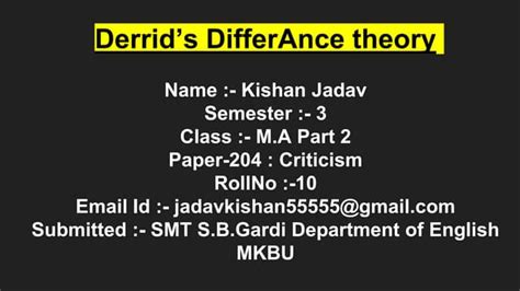 Image result for Derrida Differance