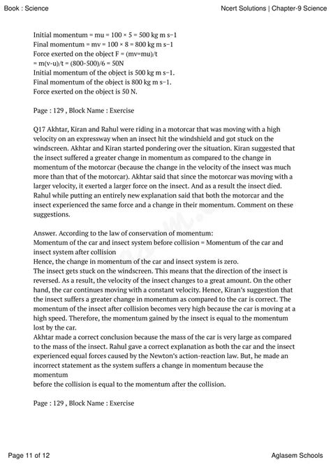 Image result for Class 9 Science Ch. 8 Question. Answer