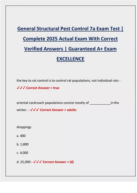 Image result for Structural Pest Control Test