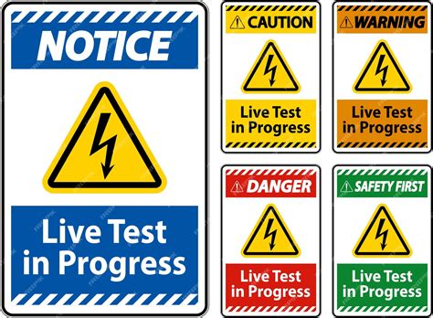Image result for Live Test Sign
