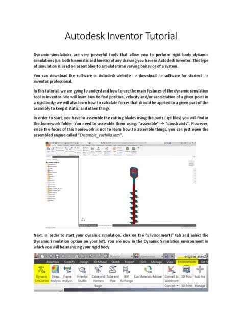 Image result for Sold Works Dynamic Simulation Tutorial