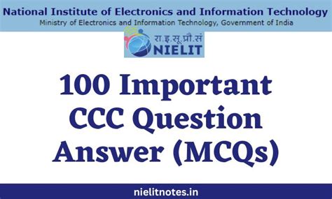 Image result for CCC Question Answer