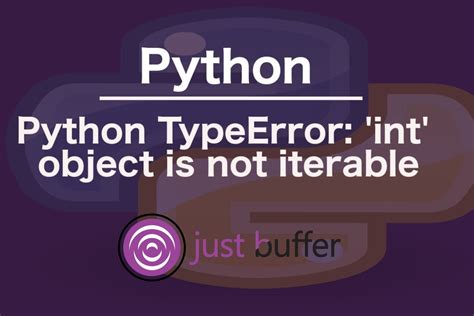 Image result for TypeError Int Object Is Not Iterable Python