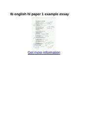 Image result for Paper 1 English IB Example