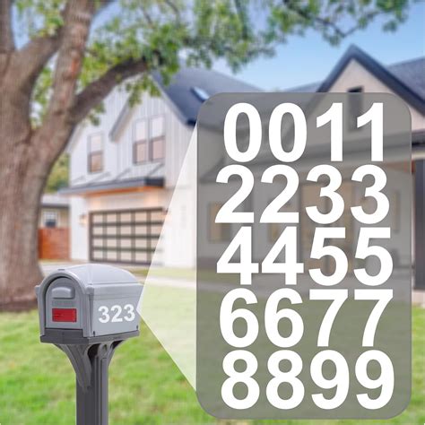 Image result for Printable Mailbox Numbers