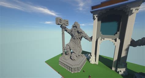 Image result for Minecraft Dwarven Statue Tutorial