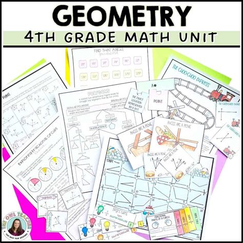 Image result for 4th Grade Math Lesson Plans Geometry