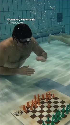 ♟️ World diving chess champ crowned in the Netherlands