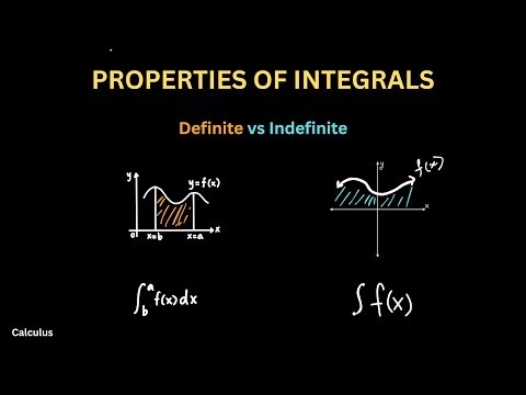Properties of Integrals | Definite vs Indefinite Integrals, FTC, Simple Guide - Calculus