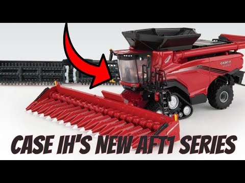 CASE IH AF11 world's biggest combine ARRIVES at the FARM