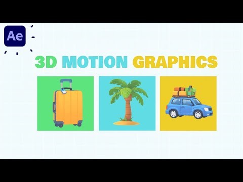 3D Motion Graphics in After Effects Tutorial 2026