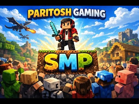 MINECRAFT SMP LIVE | JOIN NOW 24/7 PUBLIC SERVER | CRACKED JAVA + BEDROCK + PE #minecraft #smp