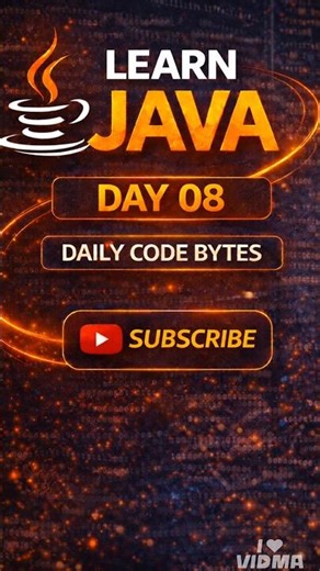 #day08 Learn Java in Tamil #java #tamil #code #easycode #dailycode #easytolearnforbegginers