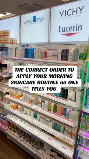The correct order to apply your morning skincare routine no one tells you!! #skincaretips #skincare #foryou #facebookreels #skincareroutine #ClearSkin #fyp #beautytips | Rosemond Tettey
