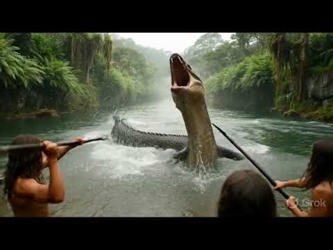 Death Beneath the Water — Prehistoric Humans vs Giant Python
