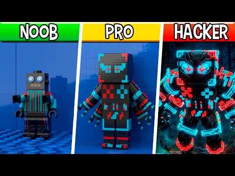LEGO Meta Technetta : Noob, Pro, HACKER! / (Escape Tsunami For Brainrots)