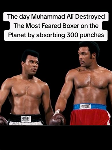 Muhammad Ali vs George Foreman 🔥 #boxinghistory #georgeforeman #muhammadali #boxing #boxingfans