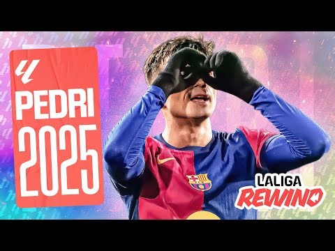 Lo MEJOR de PEDRI en 2025 en LALIGA